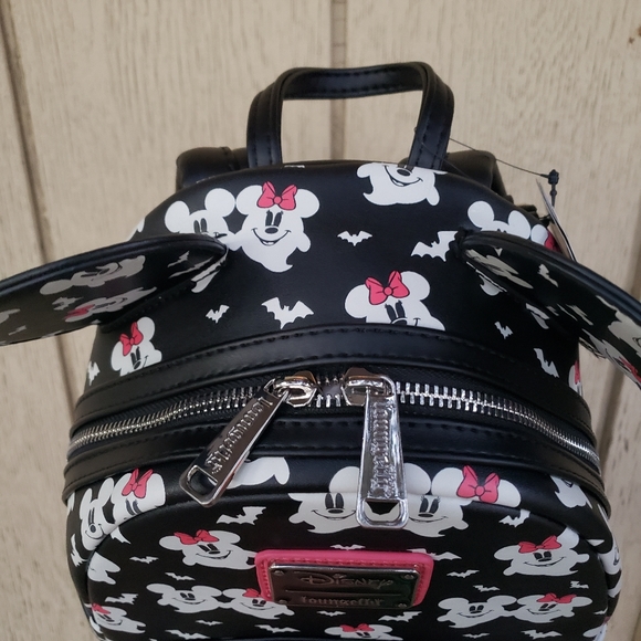Loungefly | Bags | Disney Loungefly Mickey And Minnie Mouse Ghost ...